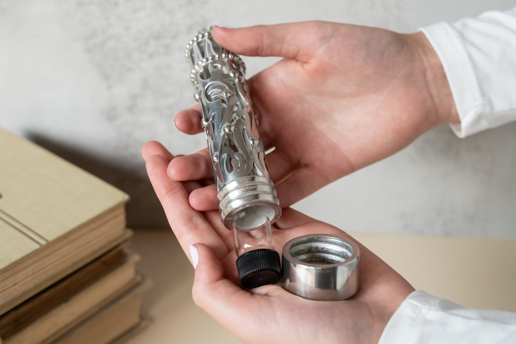 Glass Cylinder Keepsake Cremation Urn — Afterlife Essentials
