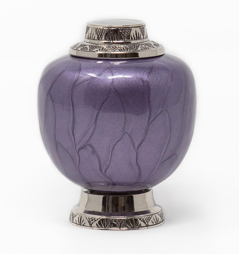 Royal Purple, Keepsake Cremation Urn — Afterlife Essentials