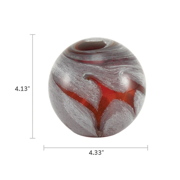 Paramount Sphere Amber Cremation Urn — Afterlife Essentials