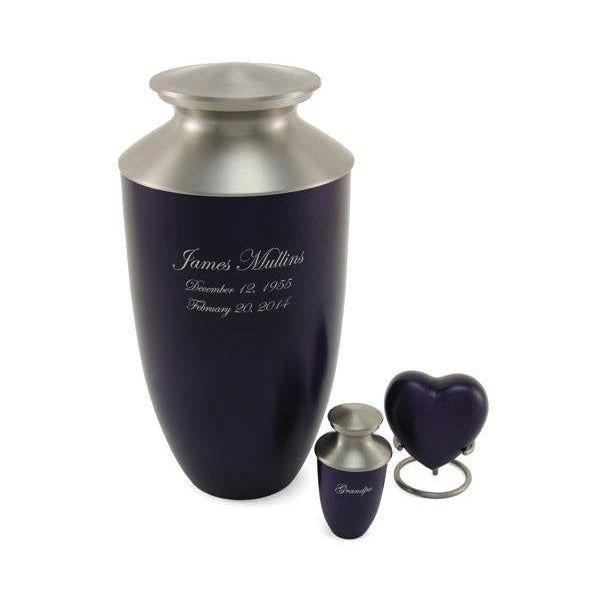 Monterey Purple Large/Adult Cremation Urn — Afterlife Essentials