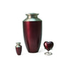 Monterey Ruby Heart Keepsake with velvet box Cremation Urn — Afterlife Essentials