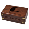Perfect Wooden Box Cat Urn Small Pet Cremation Wood Urns - Afterlife ...