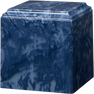 Cube Cultured Marble Adult 280 cu in Cremation Urn — Afterlife Essentials
