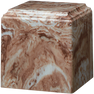 Cube Cultured Marble Adult 280 cu in Cremation Urn — Afterlife Essentials