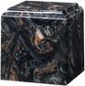 Cube Cultured Marble Adult 280 cu in Cremation Urn — Afterlife Essentials