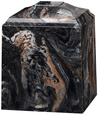 Cultured Marble Cube Small 40 cu in Cremation Urn — Afterlife Essentials